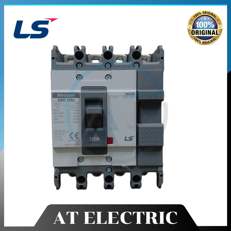 MCCB LS ABN104c 4P 100A - Chợ Thiết Bị Online